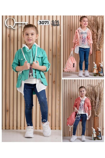 8-14 YEAR Girl PANT SUIT WITH JACKET